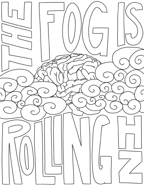 fog coloring pages